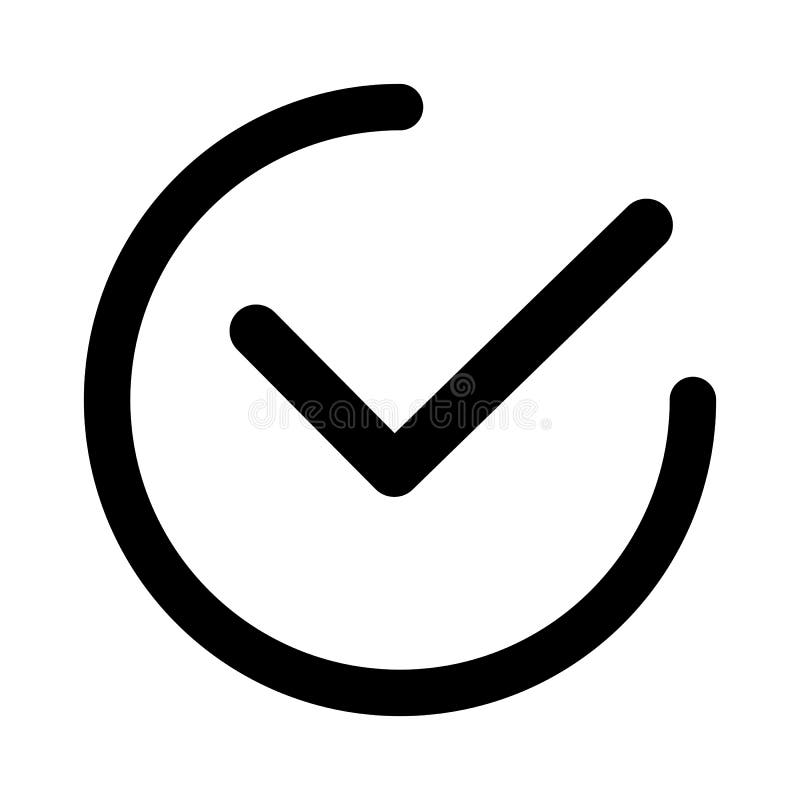 Check Mark Icon. Confirm Icon. Vector. Stock Vector - Illustration of ...