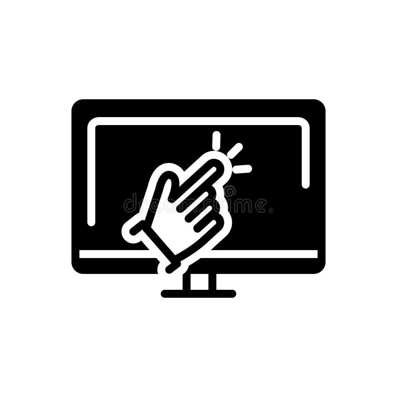 Black Solid Icon for Capabilities, Ability and Caliber Stock Vector ...
