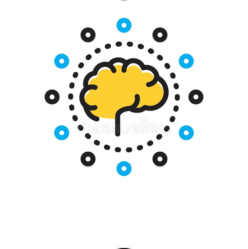 Multi Color Icon for Capability, Skillfulness and Brain Stock ...