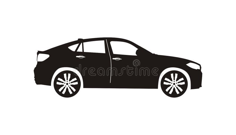 Crossover Car Icon Vector. Crossover Symbol Illustration Stock Vector ...