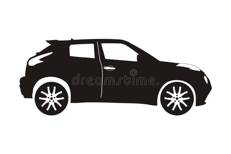 Crossover Car Icon Vector. Crossover Symbol Illustration Stock Vector ...