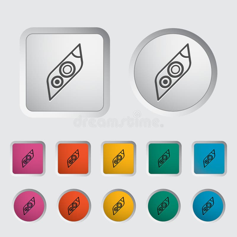 Icon Car Lights stock vector. Illustration of electric - 91620114