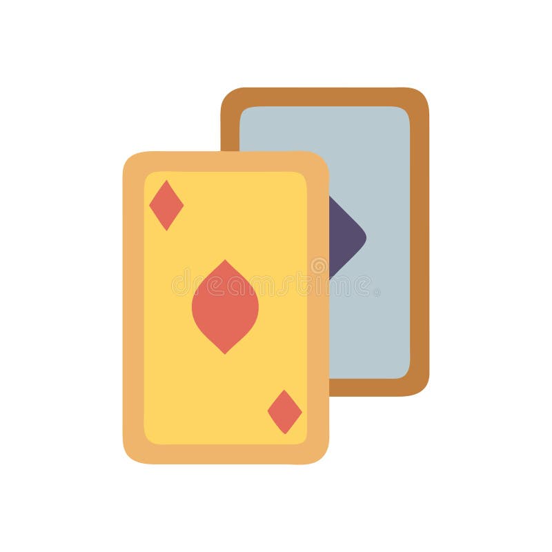 Icon of Card Deck for Family Games Stock Vector - Illustration of ...