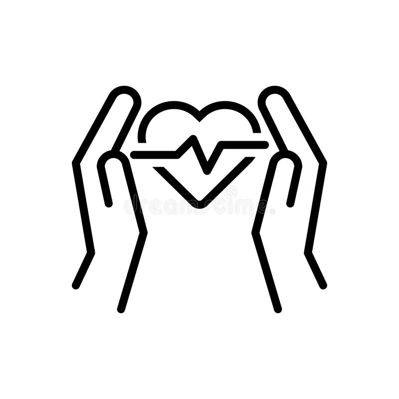 Heart protection stock illustration. Illustration of pink - 131901340