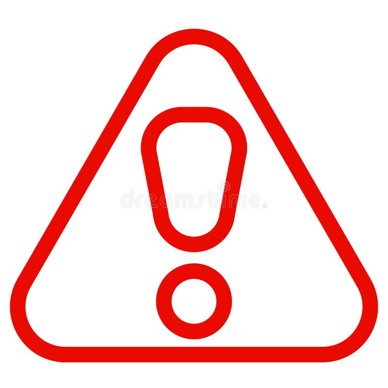 Icon Caution Error, Sign Danger Precaution, Beware Exclamation Triangle ...