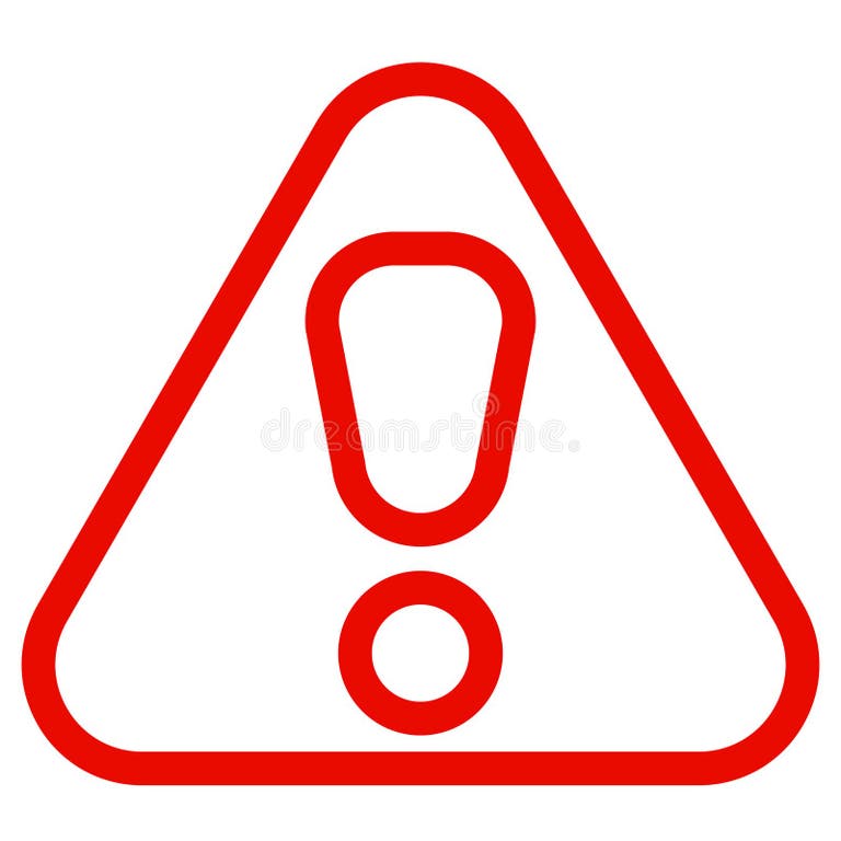 Icon Caution Error, Sign Danger Precaution, Beware Exclamation Triangle ...