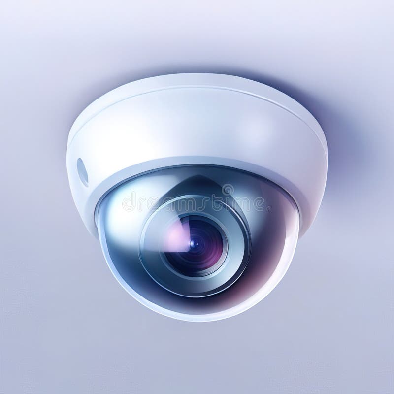 Icon of Cctv Camera, Glossy Glass Style Stock Illustration ...
