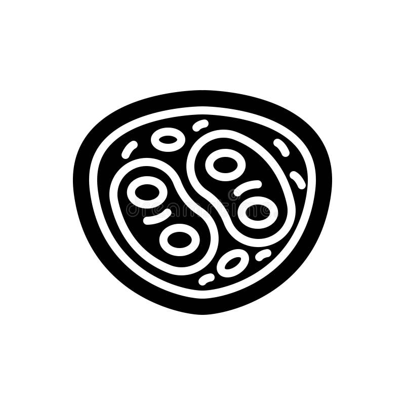 Black Solid Icon for Cells, Human and Cell Stock Vector - Illustration ...