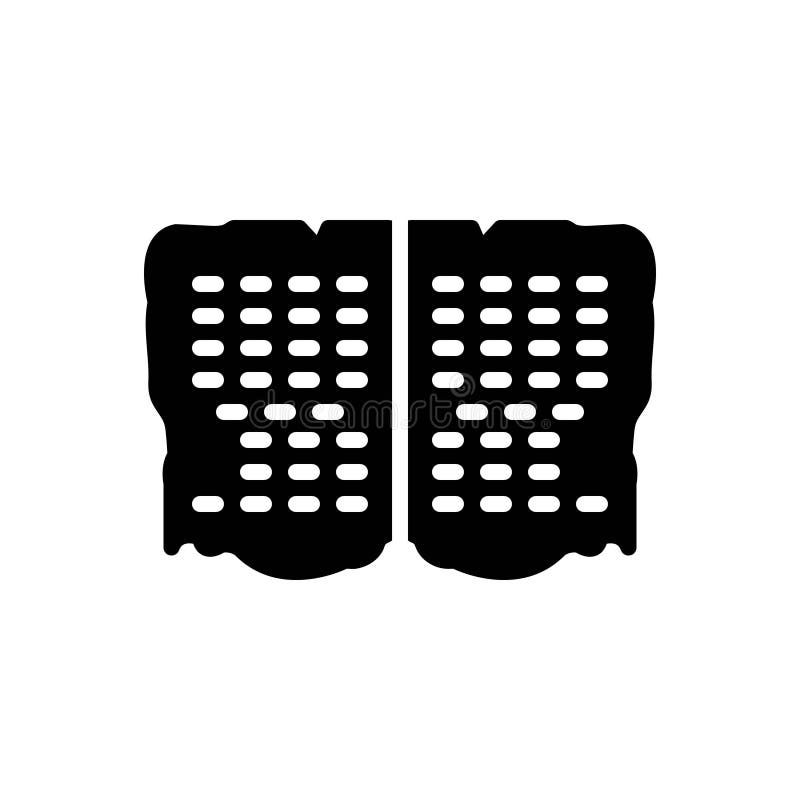 Black Solid Icon for Centuries, Century and Centenary Stock Vector ...