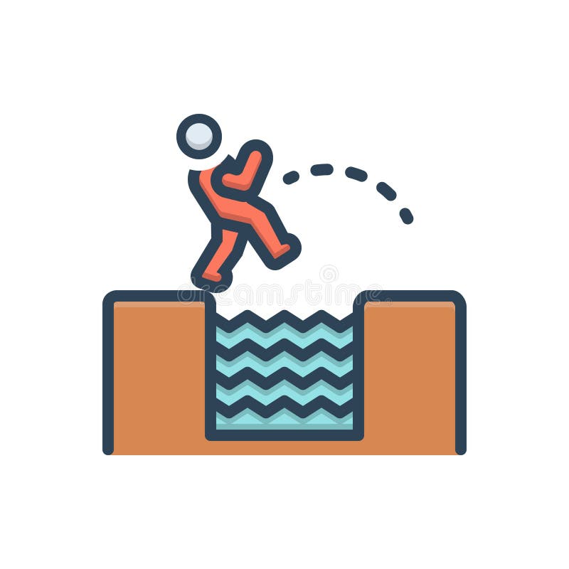 Color Illustration Icon for Challenge, Dare and Outdare Stock ...