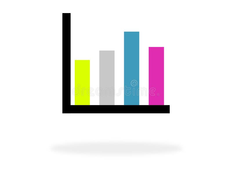 Chart Icon for Business Diagram Stock Illustration - Illustration of ...