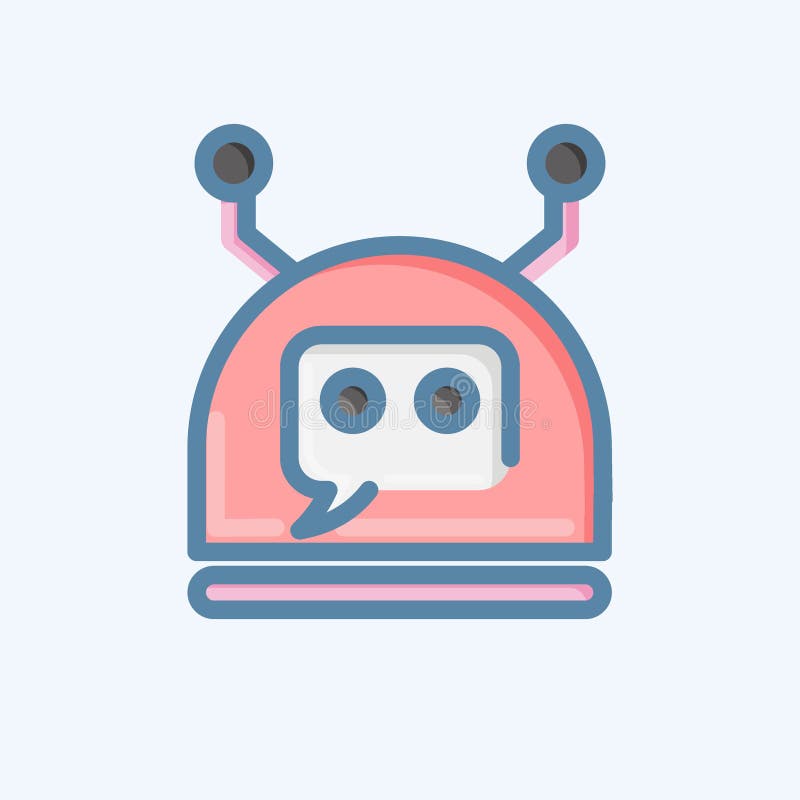 Icon Chatbot. Related To Machine Learning Symbol. Doodle Style. Simple ...