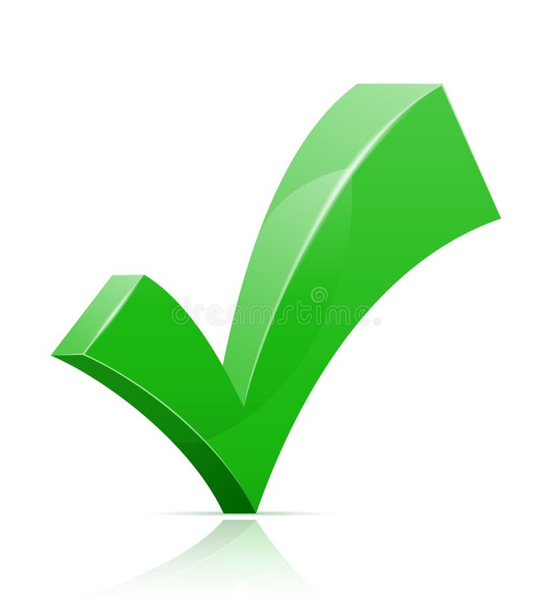 Icon Check Yes Mark Sign Graphic Elements for Design Vector ...