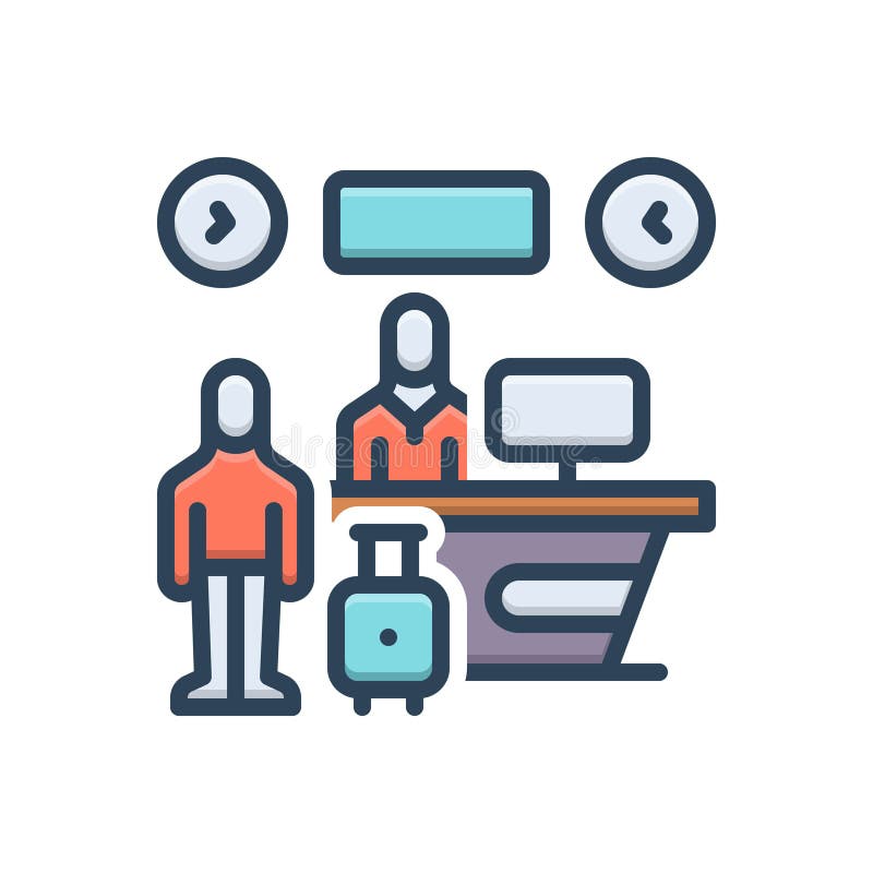 Hotel Checkout Stock Illustrations – 2,865 Hotel Checkout Stock ...