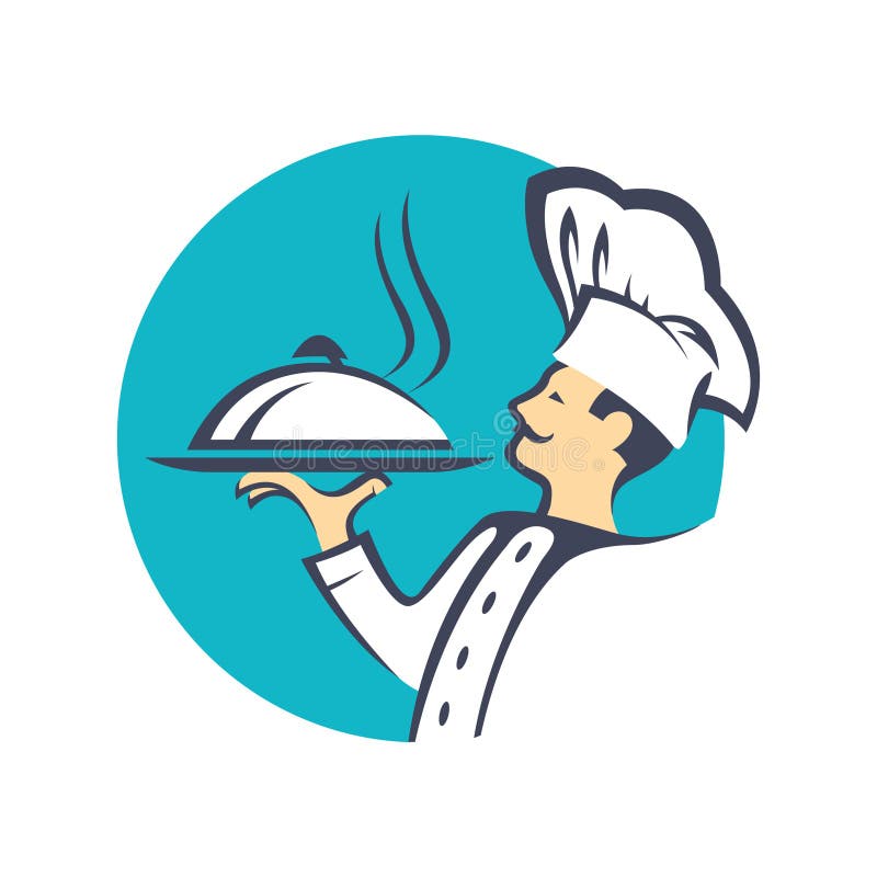 Icon with chef stock vector. Illustration of service - 67694146