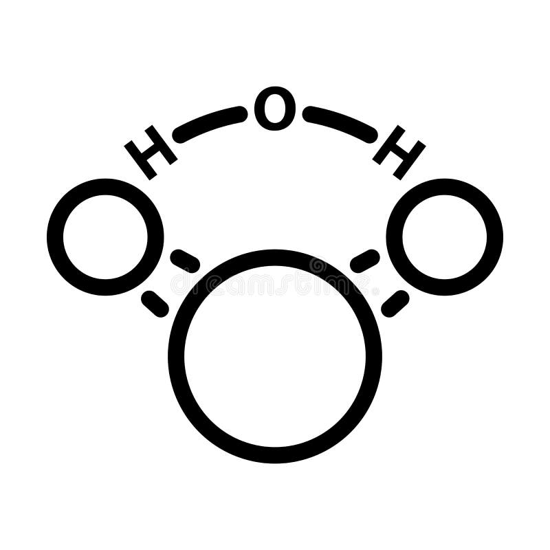 Molecule of water stock illustration. Illustration of shine - 2035882