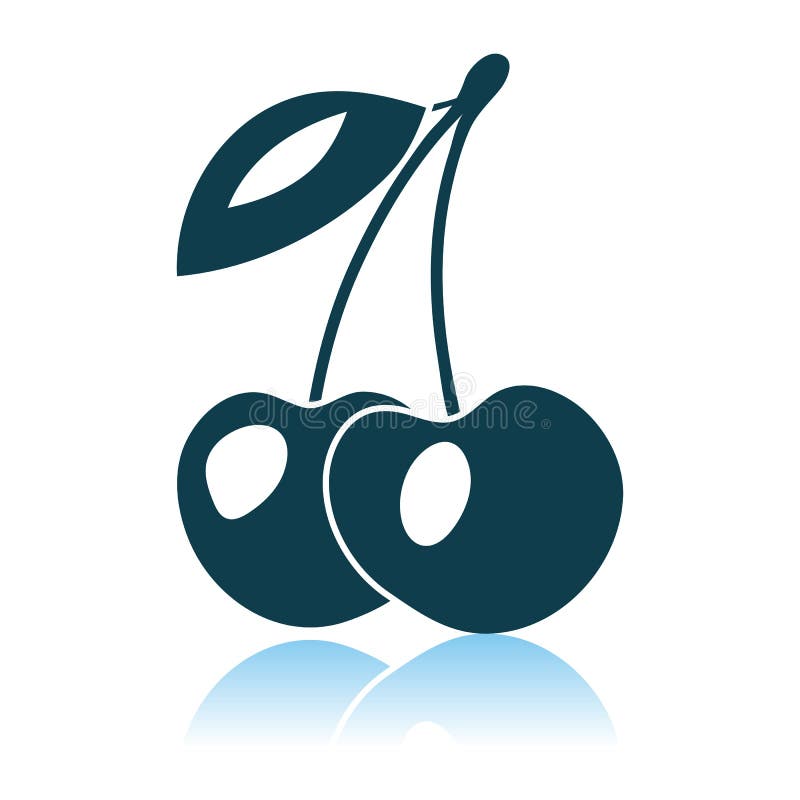 Icon of Cherry stock vector. Illustration of icon, fresh - 124178474