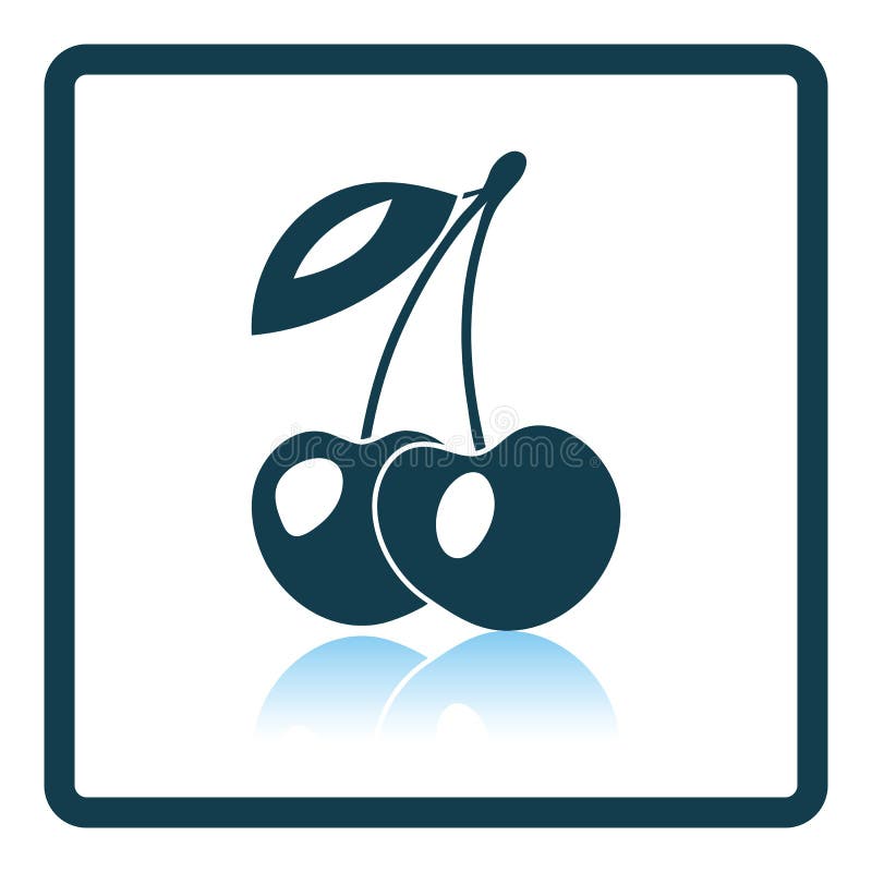 Icon of Cherry stock vector. Illustration of icon, fresh - 124178474