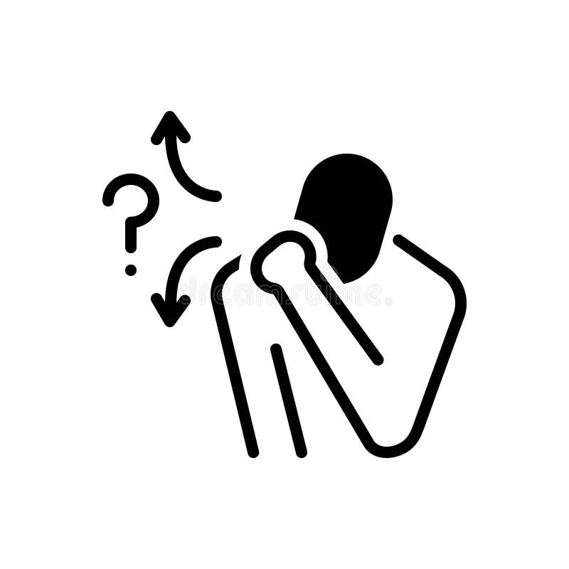 Black Solid Icon for Choice, Alternate and Direction Stock Vector ...