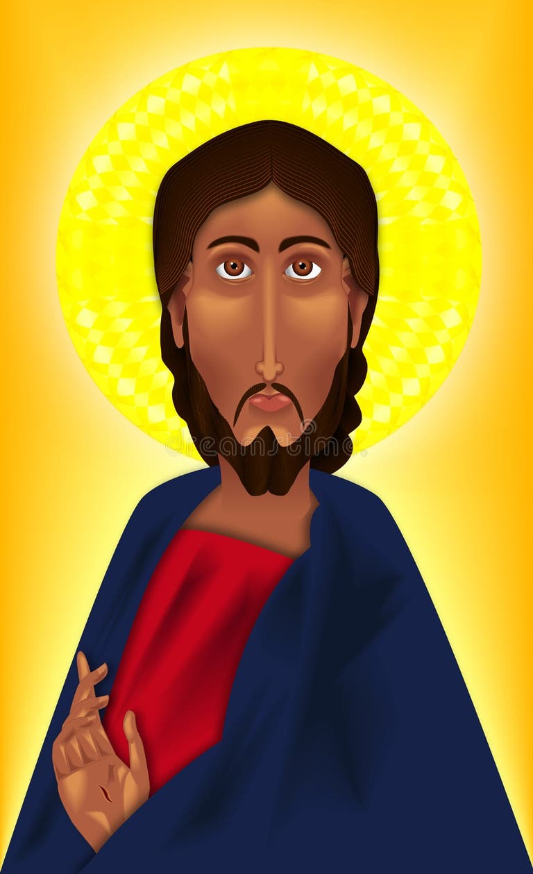 Contemporary Jesus Christ Icon Stock Illustrations – 167 Contemporary ...