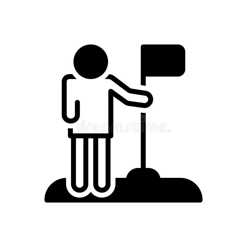 Black Solid Icon for Citizen, Townsman and Denizen Stock Vector ...