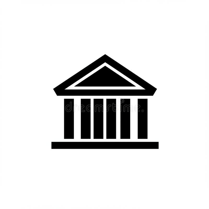 Icon of a Classical Building Inspired by Ancient Greek or Roman ...