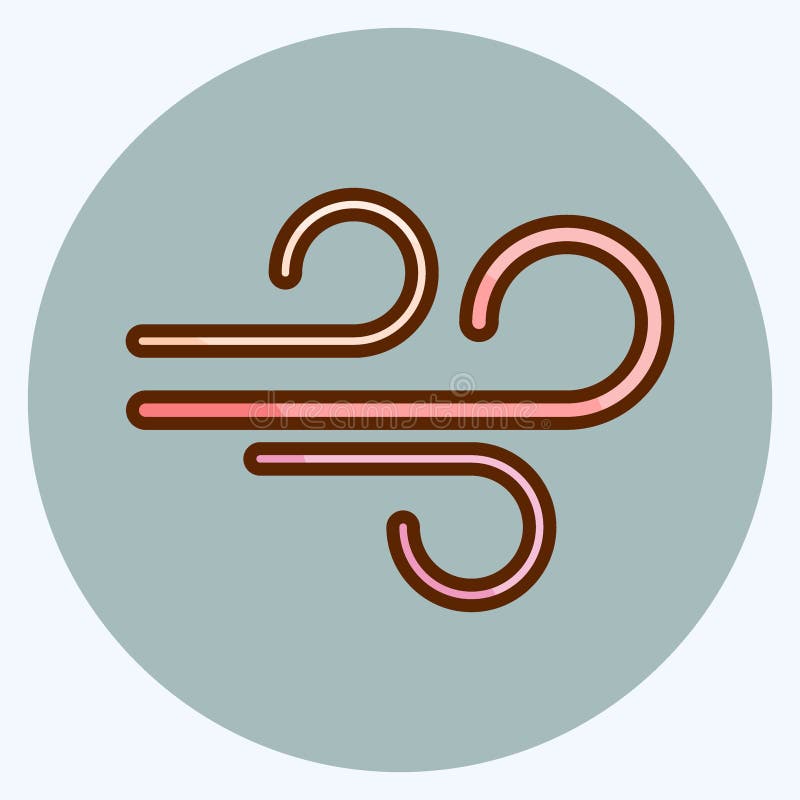 Icon Clean Air. Suitable for Education Symbol. Flat Style. Simple ...