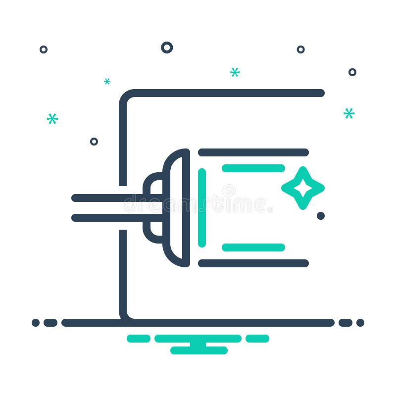 Mix Icon for Clean, Cleanliness and Glare Stock Illustration ...