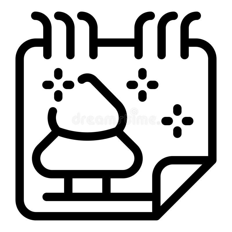 Icon of Cleaning Schedule Reminder Stock Vector - Illustration of ...