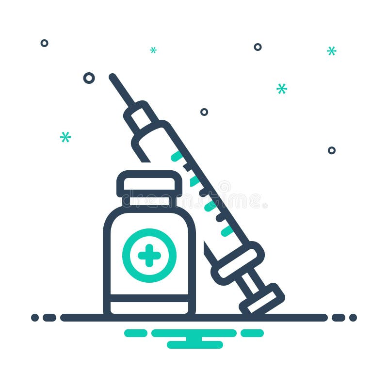 Mix Icon for Clinical, Health and Insulin Stock Vector - Illustration ...