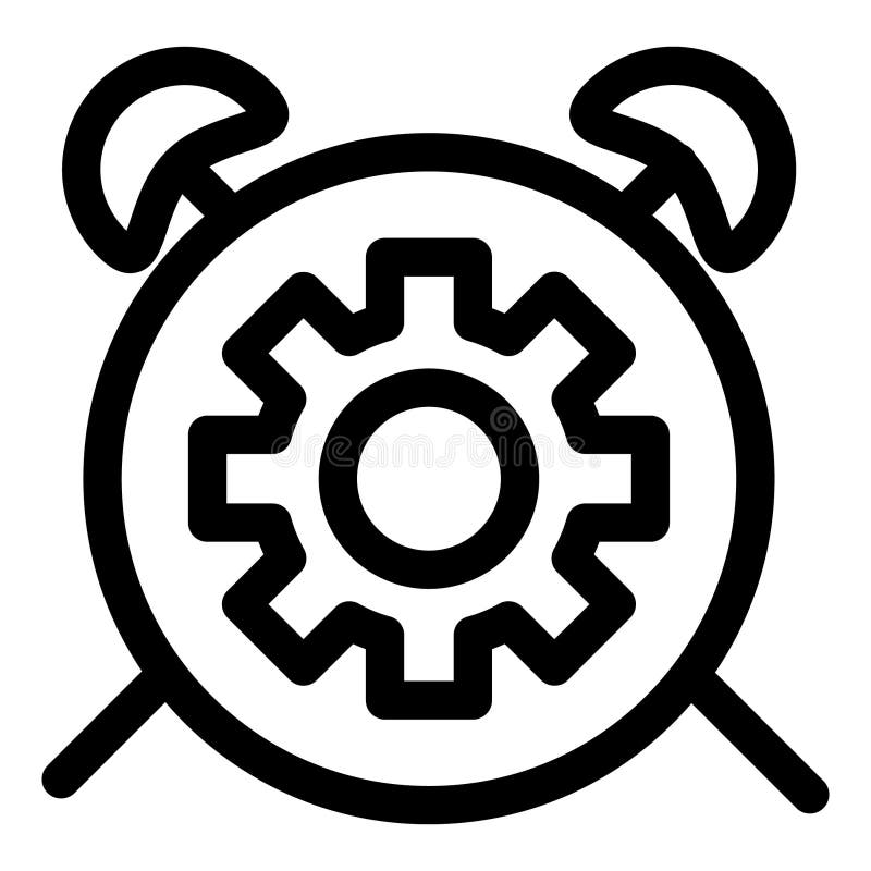 Clock Settings s stock vector. Illustration of shoping - 235400740