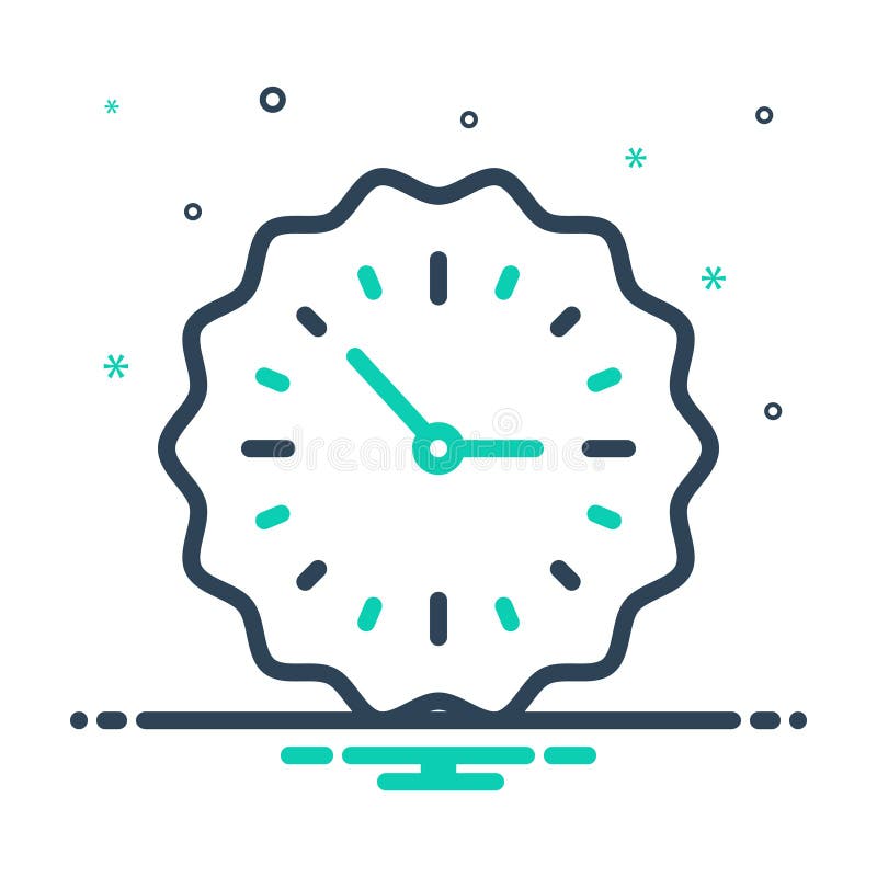 Mix Icon for Timing, Clock and Adjust Stock Vector - Illustration of ...