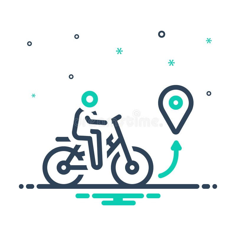 Mix Icon for Closer, Map and Location Stock Vector - Illustration of ...