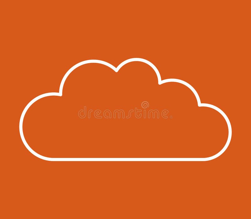 Icon cloud stock illustration. Illustration of glossy - 81488810