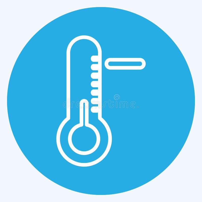 Icon Cold Wave. Suitable for Disasters Symbol. Blue Eyes Style. Simple ...