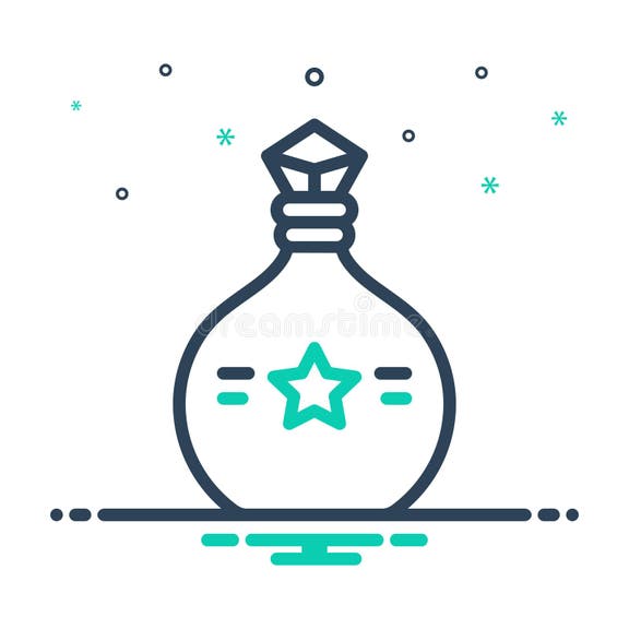 Mix Icon for Cologne, Scent and Perfume Stock Illustration ...