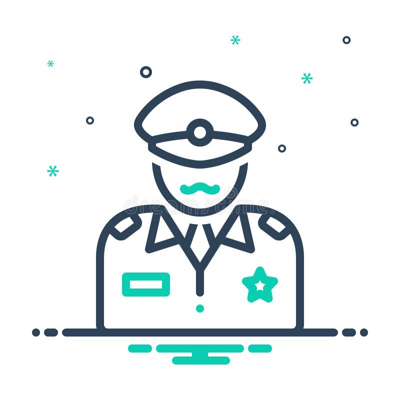 Mix Icon for Commander, Patriot and Commander Stock Vector ...