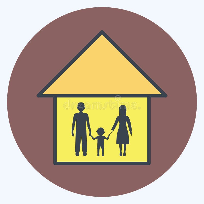 Icon Community Building. Suitable for Community Symbol. Color Mate ...