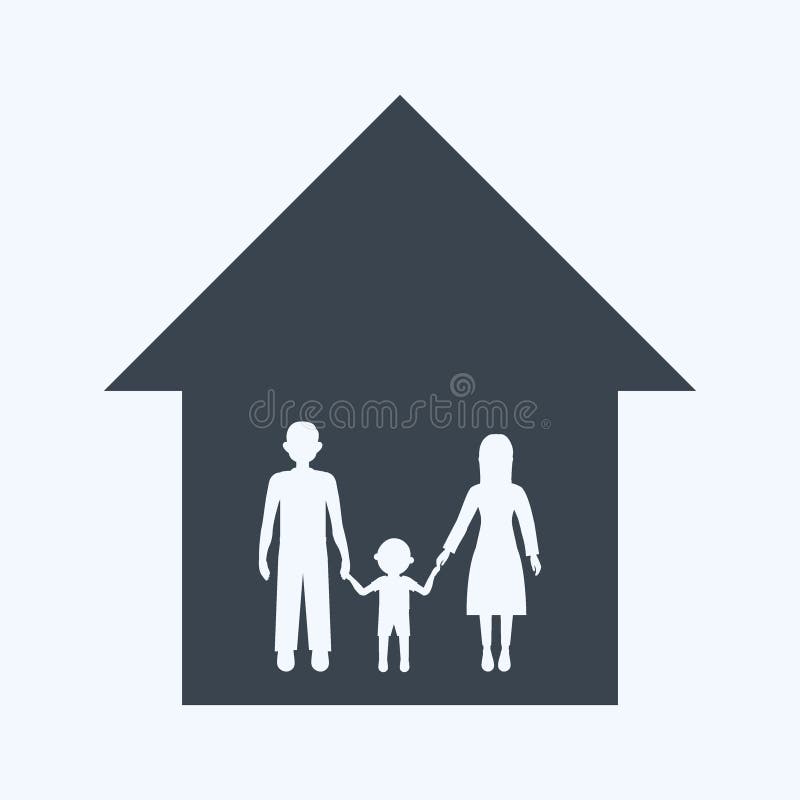 Icon Community Building. Suitable for Community Symbol. Glyph Style ...