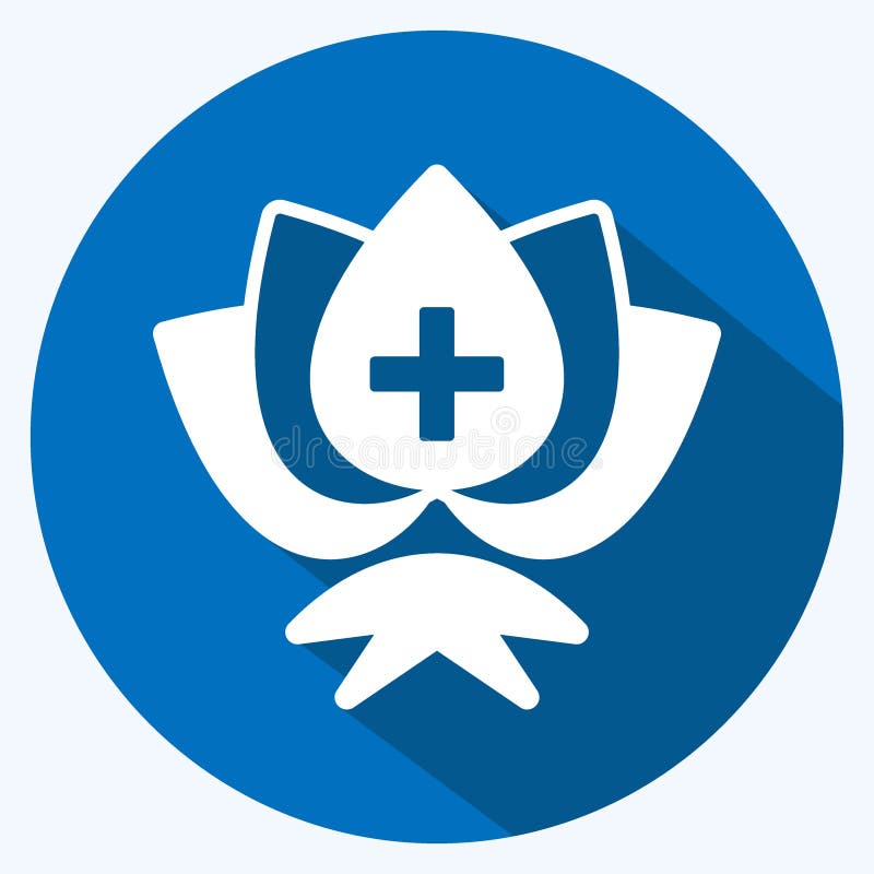 Icon Community Health. Suitable for Community Symbol. Long Shadow Style ...