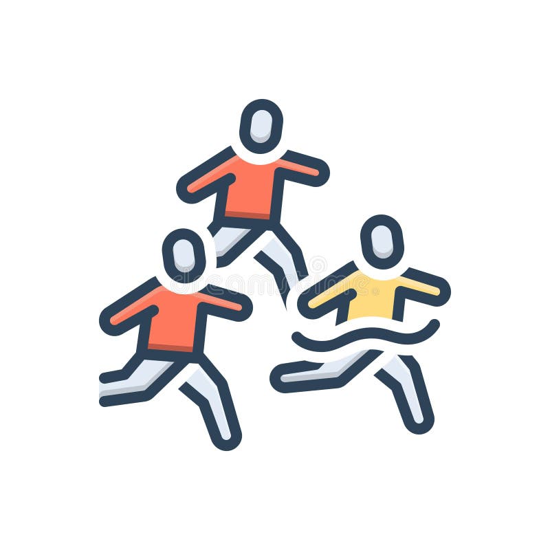 Color Illustration Icon for Competition, Contest and Sport Stock Vector ...