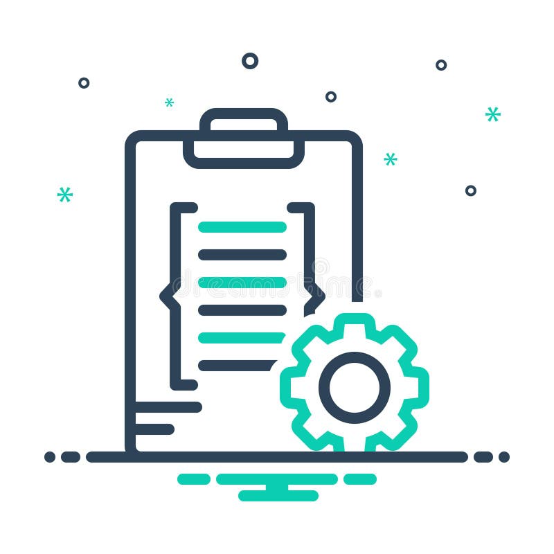 Mix Icon for Compilation, Collection and Store Stock Illustration ...