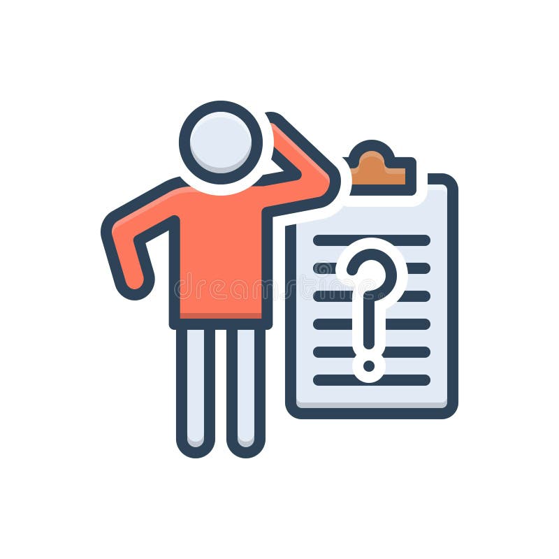 Color Illustration Icon for Complex, Puzzle and Difficult Stock ...