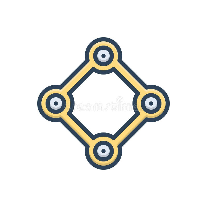 Color Illustration Icon for Component, Part and Element Stock Vector ...