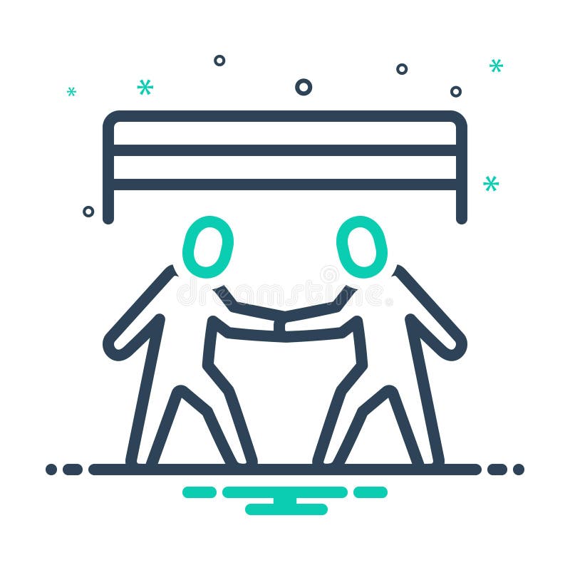 Mix Icon for Compromise, Agreement and Deal Stock Vector - Illustration ...