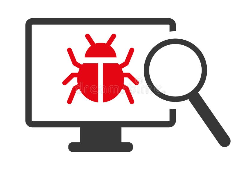 Icon Computer Bugs - Vector Illustration Stock Vector - Illustration of ... Icon Computer Bugs - Vector Illustration Stock Vector - Illustration of ...