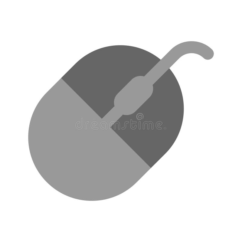 Icon of Computer Mouse, Editable Vector Stock Vector - Illustration of ...