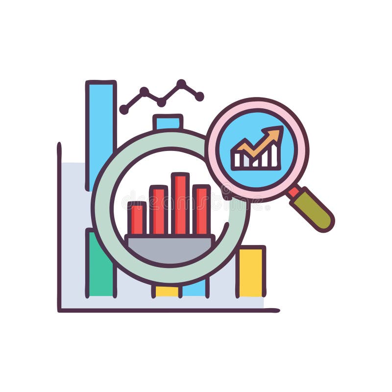 Icon for Conducting Industry Analysis Stock Vector - Illustration of ...