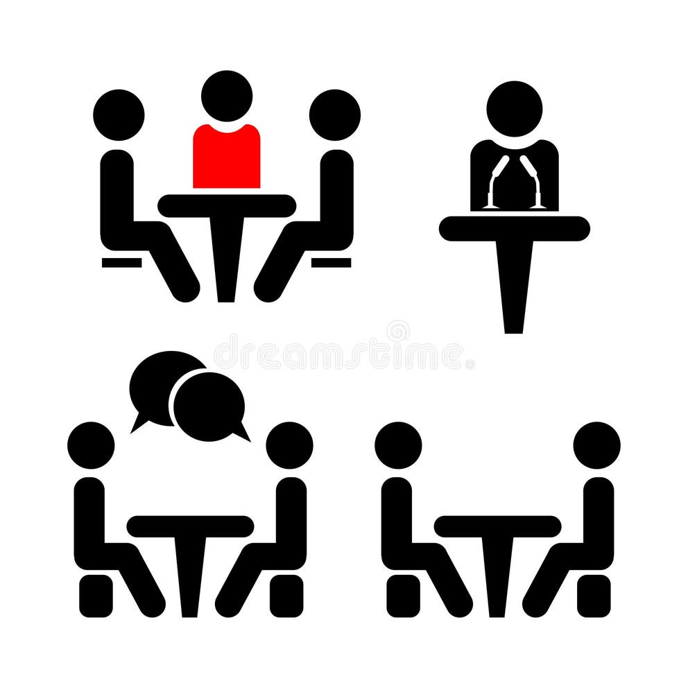 Icon People Around Table Stock Illustrations – 365 Icon People Around ...