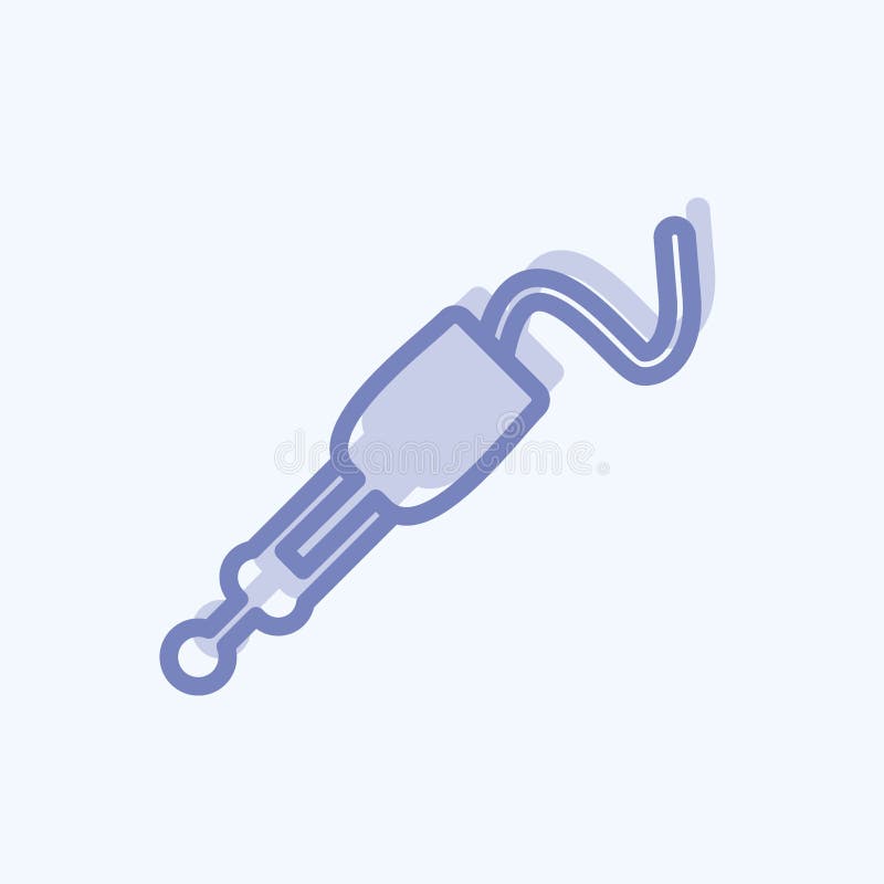 Icon Connector Pin. Suitable for Education Symbol. Two Tone Style ...